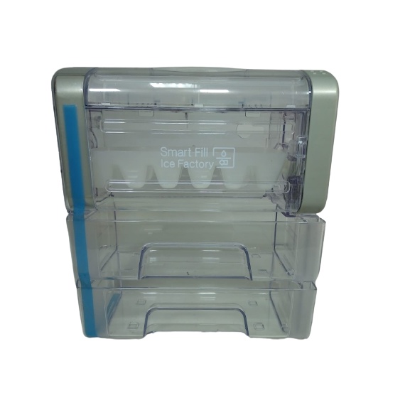 Conjunto Fabrica Gelo 2 Gavetas Smart Fill Ice Factory Refrigerador ...