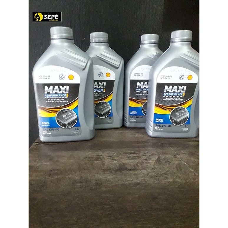 Kit Oleo De Motor Volkswagen Original 508 509 maxi Shell 5w40 API-SN ...
