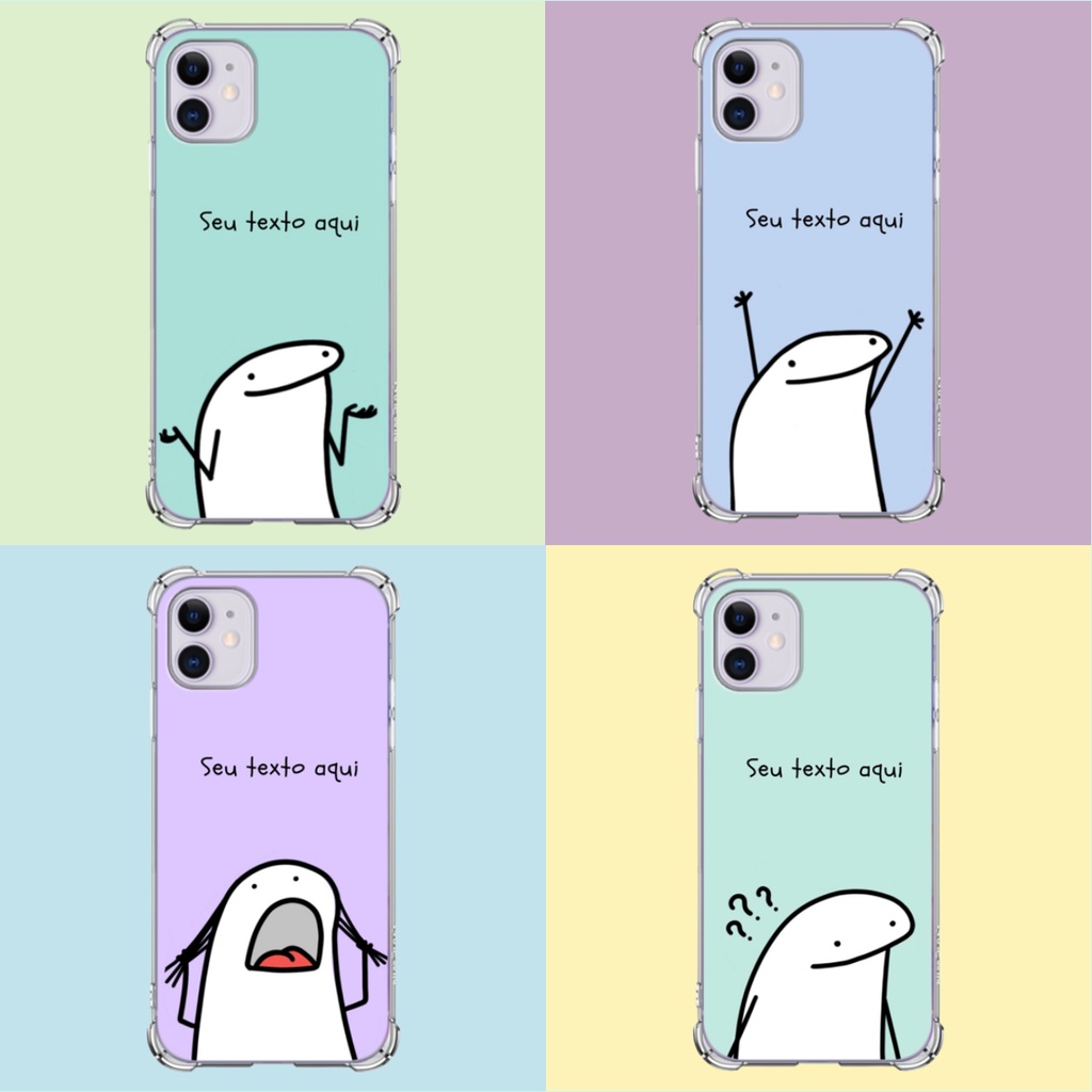 Capa Flork Meme Capinha Personalizada Com Seu Nome | Shopee Brasil