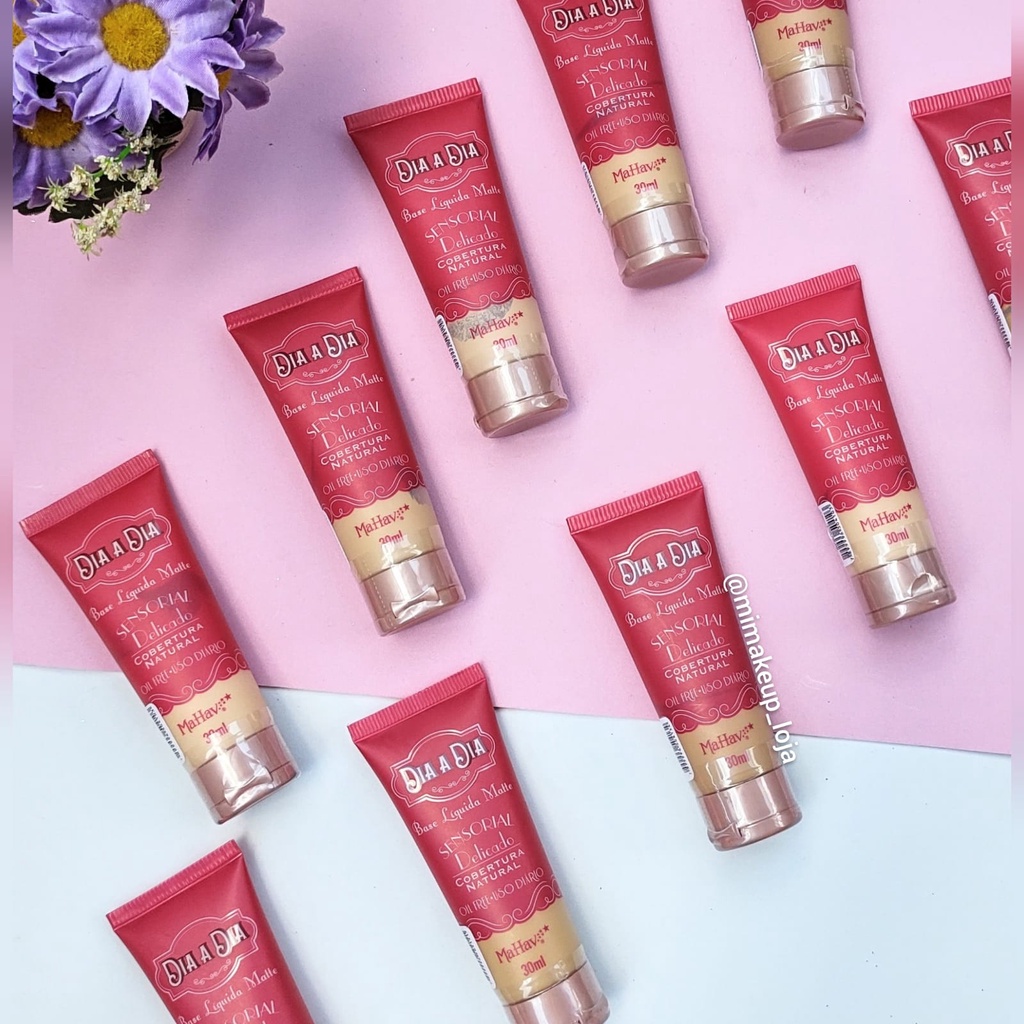 Base Líquida Matte Mahav Dia a Dia 30ml Cobertura Natural | Shopee Brasil