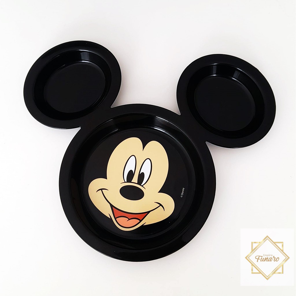 Prato infantil Mickey Mouse | Shopee Brasil