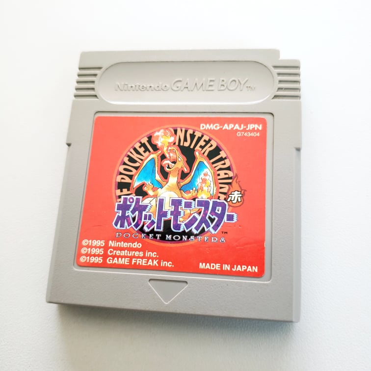 Pokemon Red Nintendo Game Boy GB Original | Shopee Brasil