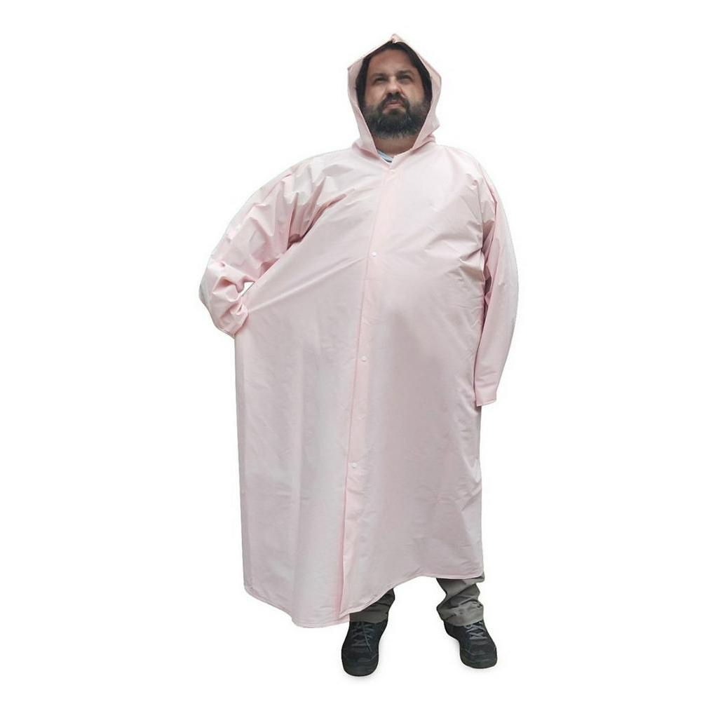 Capa De Chuva Rosa Tamanho Especial Plus Size | Shopee Brasil