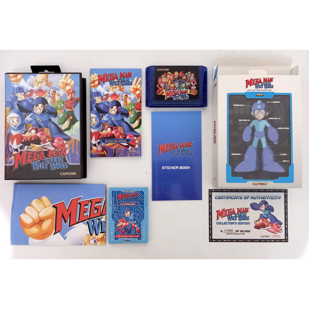 Mega man The Willy Wars Original Edição Limitada Mega Drive | Shopee Brasil