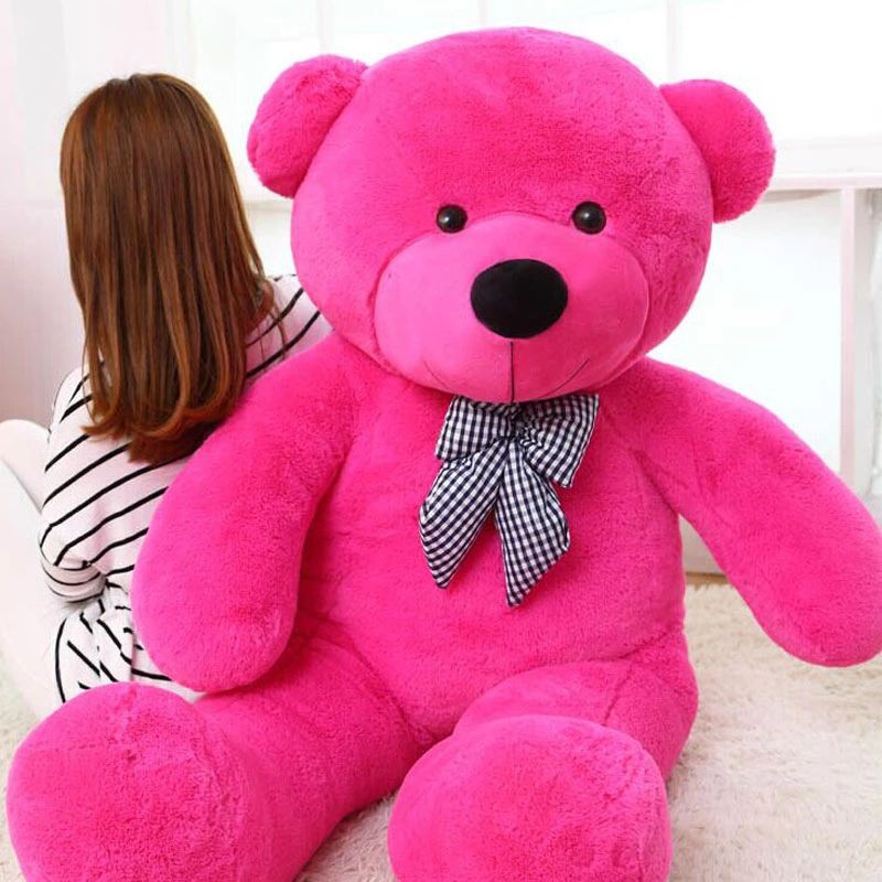 Urso De Pelúcia Gigante De 140 Cm Cores Shopee Brasil