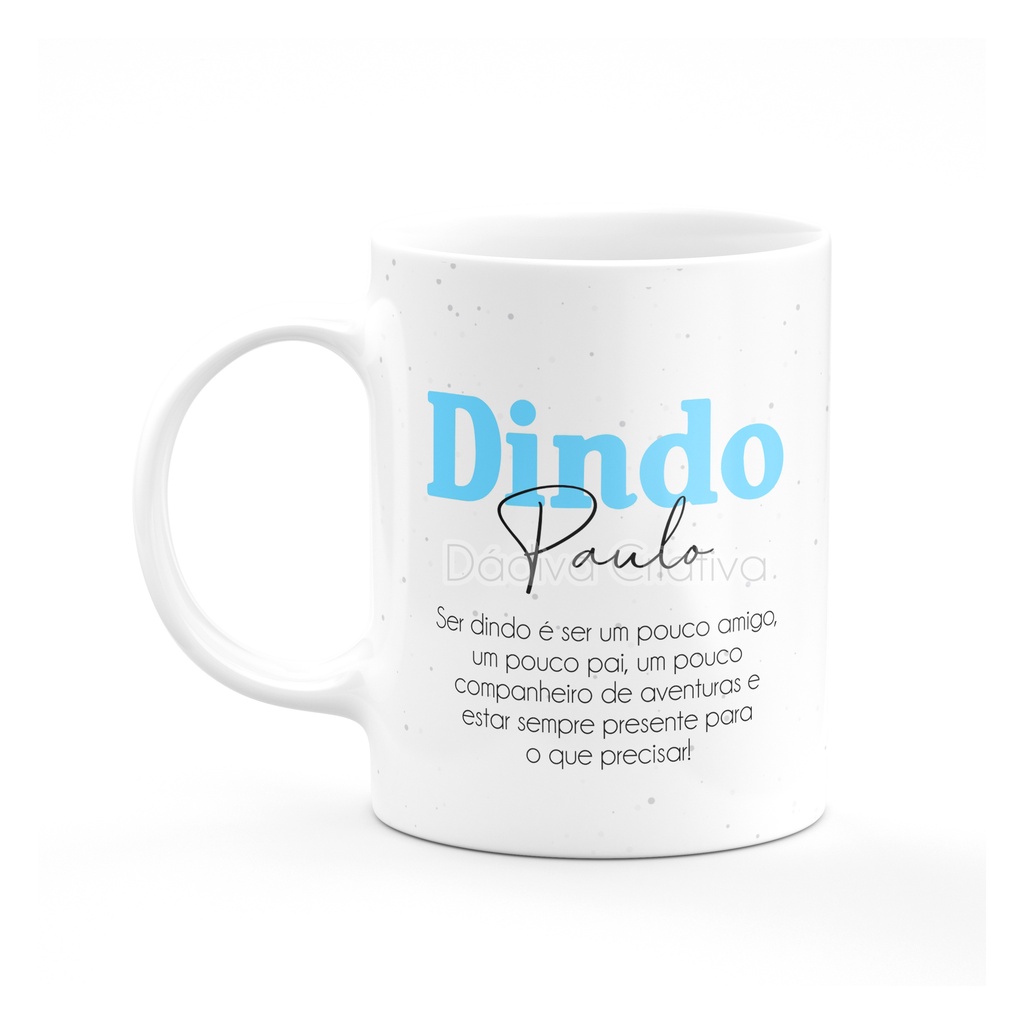 Caneca Dindo com fotos | Shopee Brasil