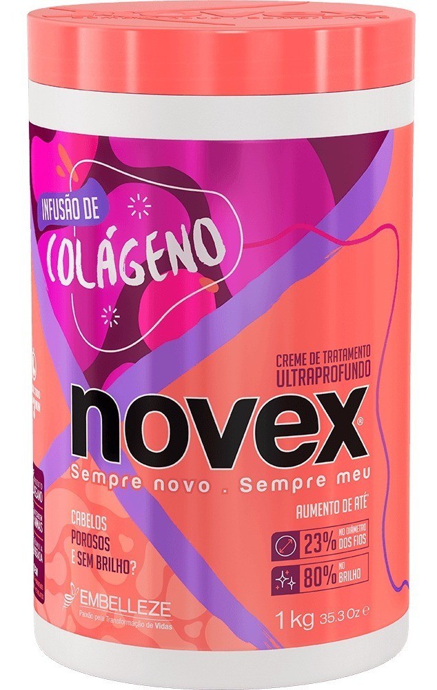 Creme De Tratamento Novex Infusao De Colageno 400g | Shopee Brasil