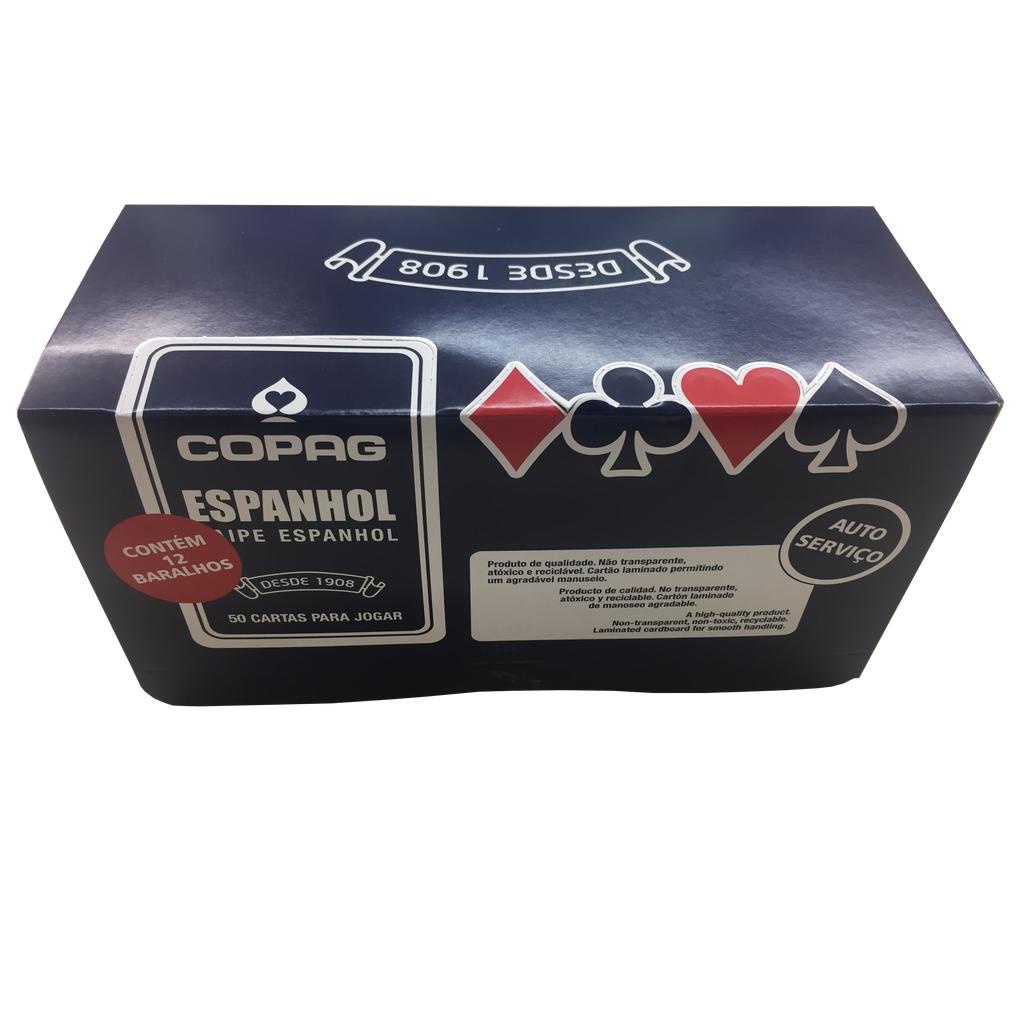 Baralho Copag Naipe Espanhol - Pacote Com 12 Baralhos | Shopee Brasil