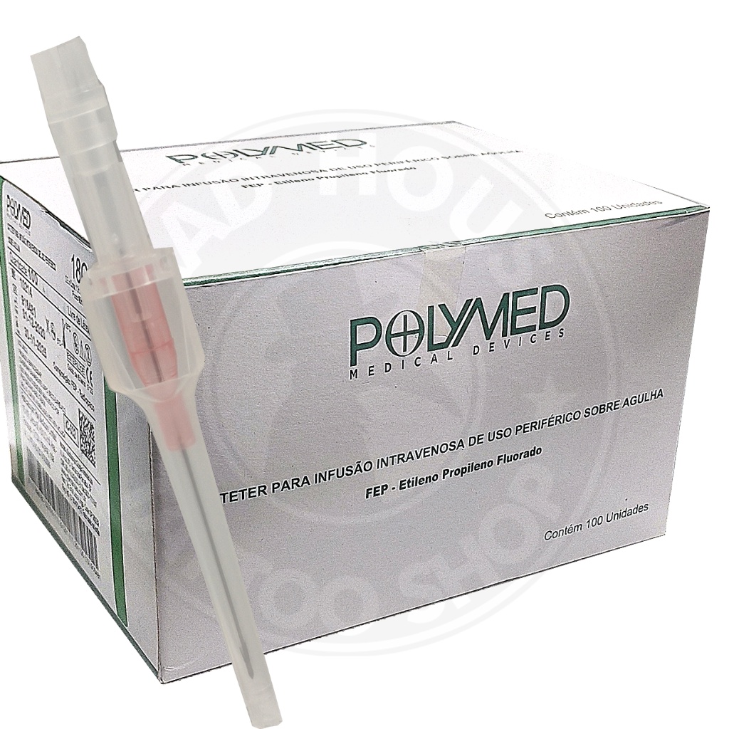 Caixa de Cateter Intravenoso Polymed 20G | Shopee Brasil