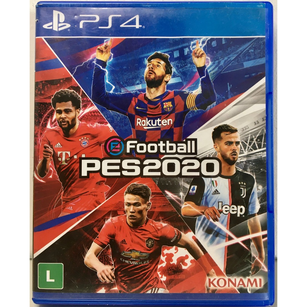 Jogo Ps4 Pro Evolution Soccer 20 Pes 2020 Midia Fisica Usado Original ...