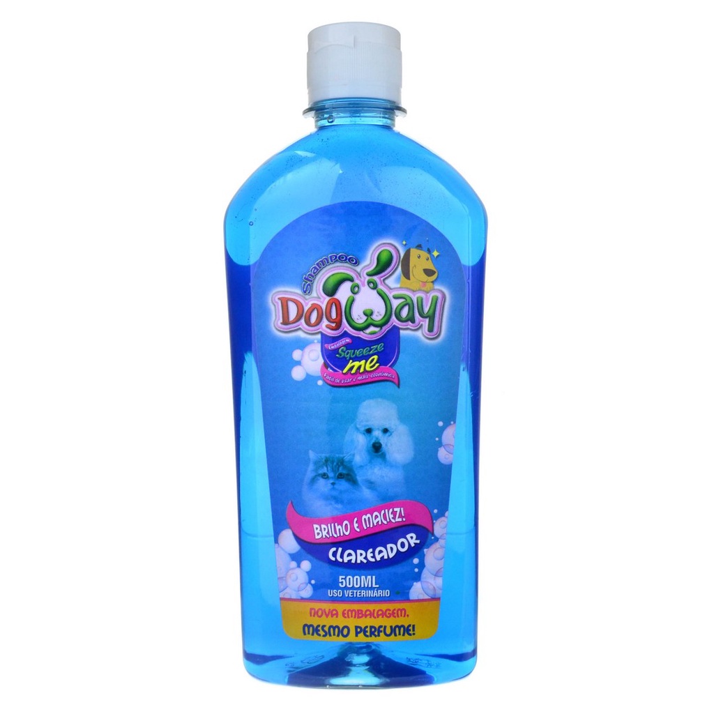Shampoo Clareador para Cães e Gatos 500ml Dog Way | Shopee Brasil