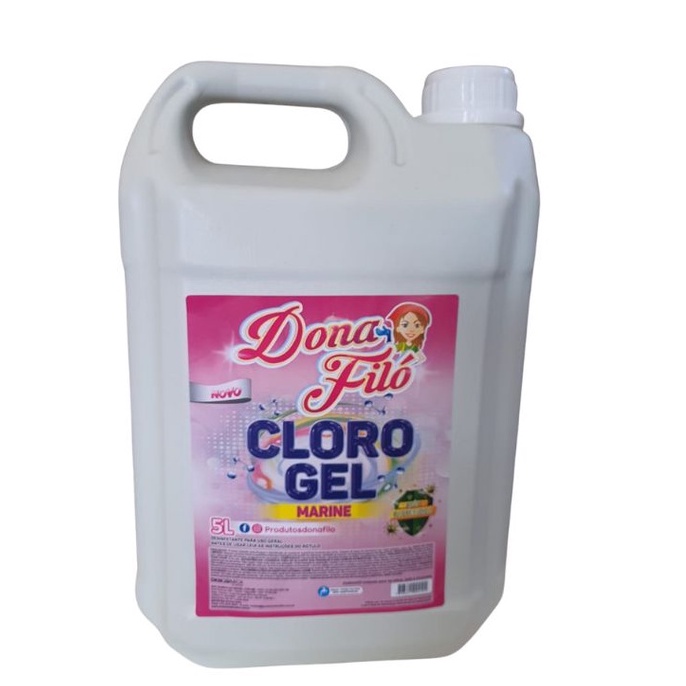cloro gel Dona filo 5 litros | Shopee Brasil