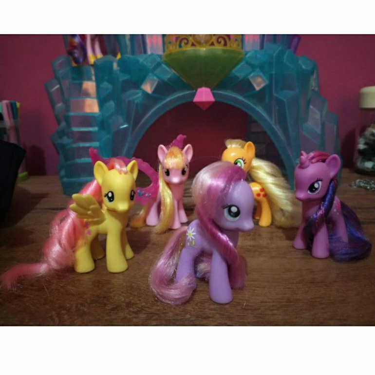 MY LITTLE PONY LOTE COM 5 PERSONAGENS USADOS SEMINOVOS | Shopee Brasil