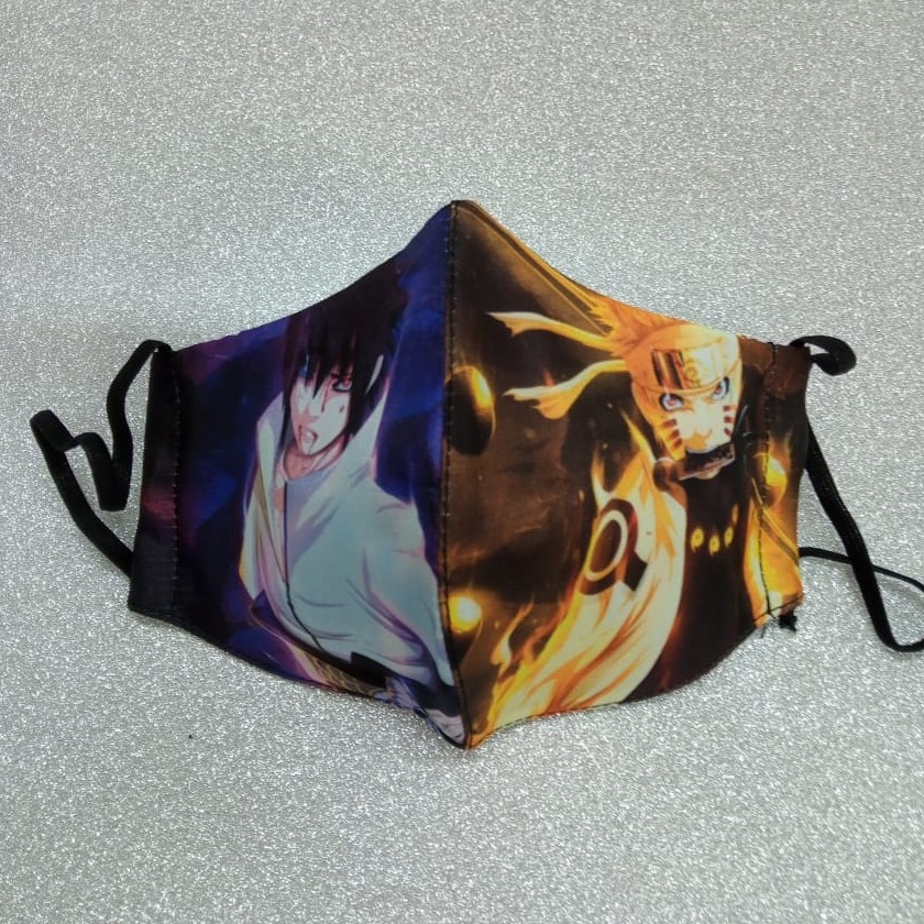 Máscara Naruto e Sasuke | Shopee Brasil