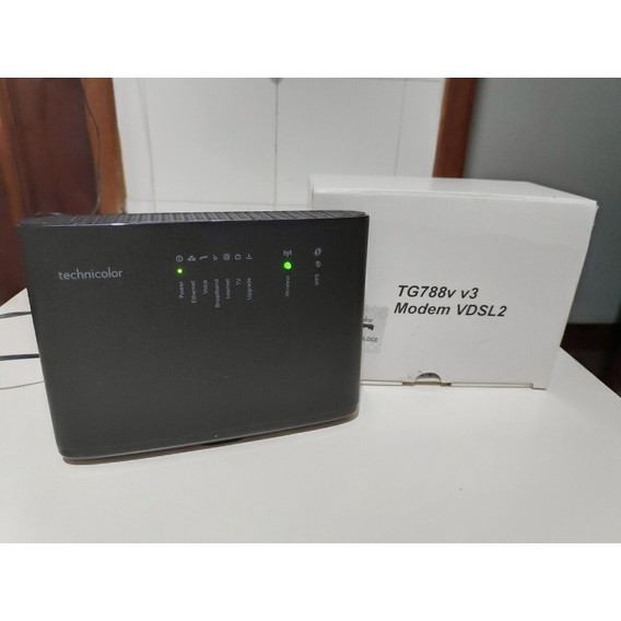 Modem Roteador Tim Live Tg588v - V2 Technicolor Novo. Original | Shopee ...