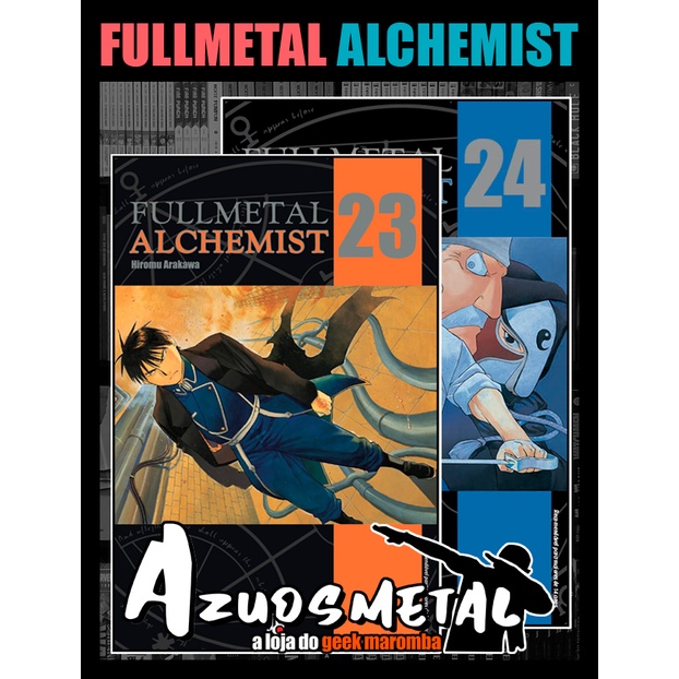 Kit Fullmetal Alchemist (FMA) - Especial - Vol. 23 e 24 [Mangá: JBC ...