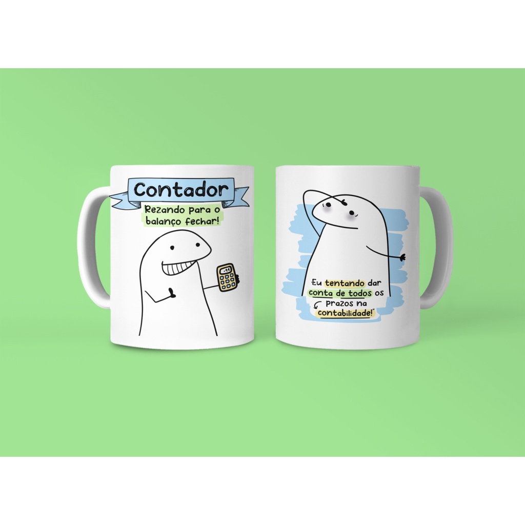 Caneca Flork Profissão Contador | Shopee Brasil