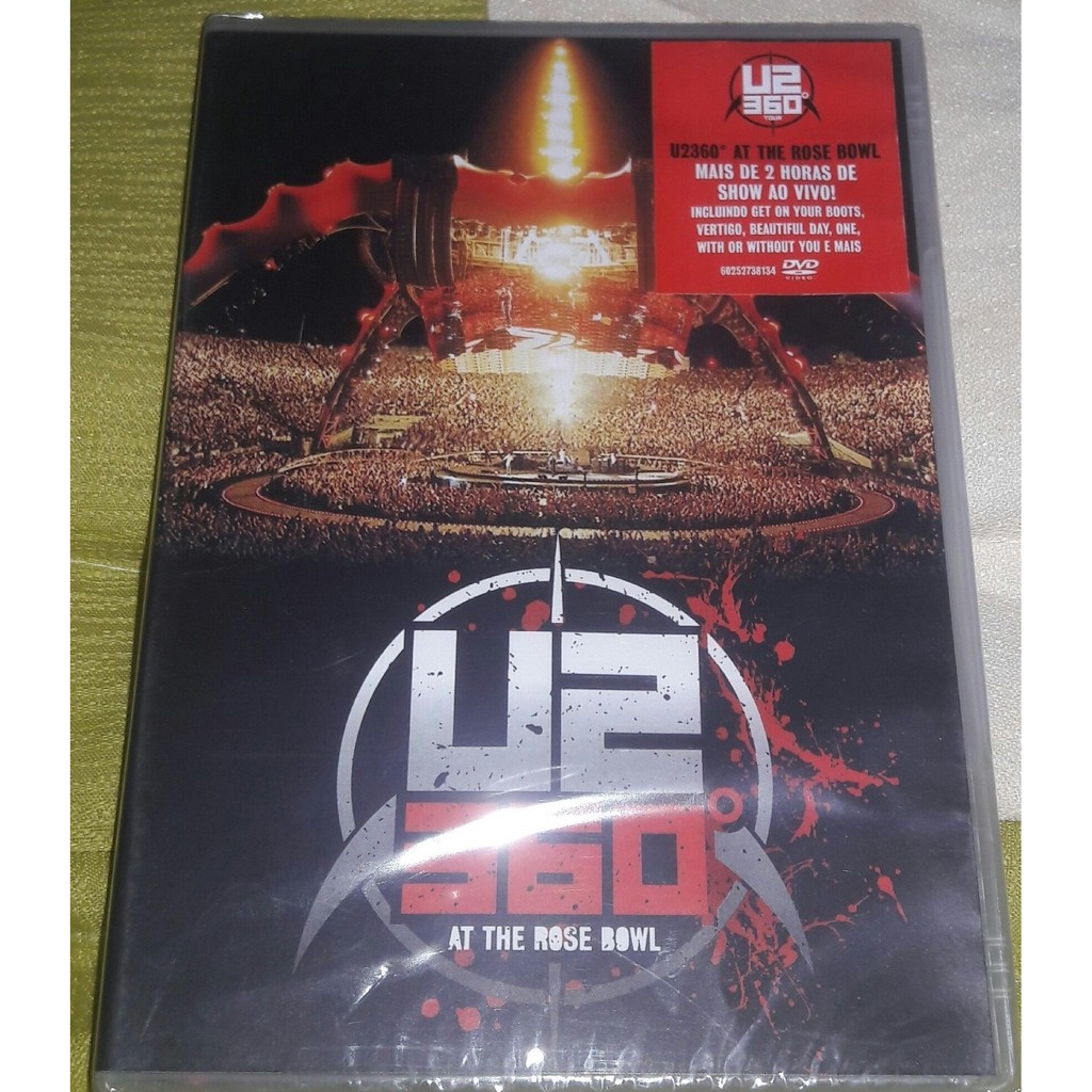 DVD-U2 360º AT THE ROSE BOWL-NOVO LACRADO | Shopee Brasil
