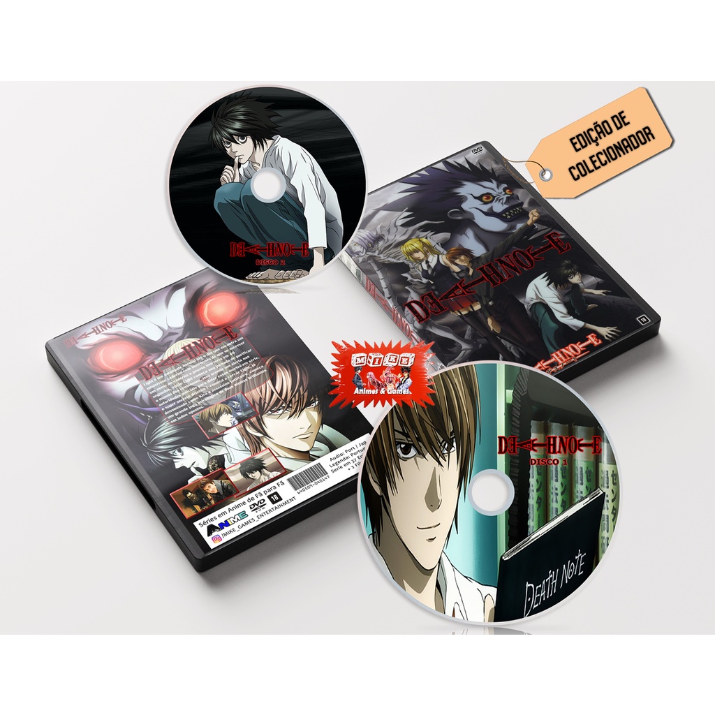 Dvd Death Note Dublado + 2 Filmes Série Completa | Shopee Brasil