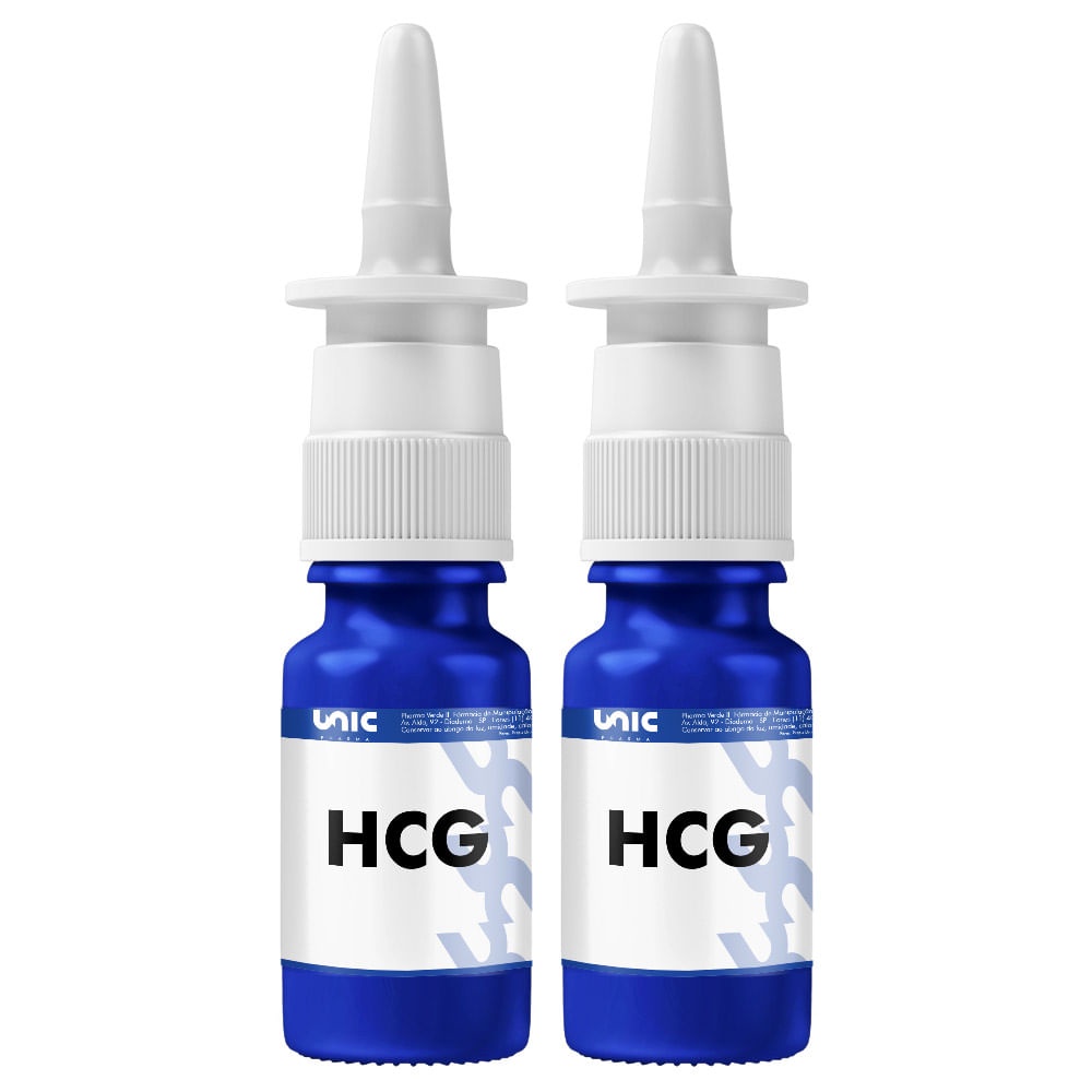 Kit 2 HCG bioIdêntico 125ui Spray Sublingual 30 Doses (Para Dieta ...