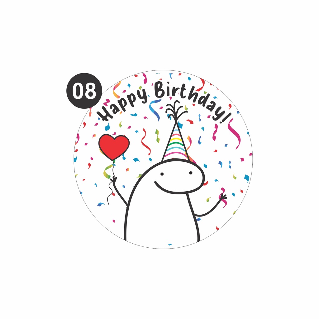 100 Adesivos Redondos Flork Meme Obrigada pela Compra Etiquetas ...