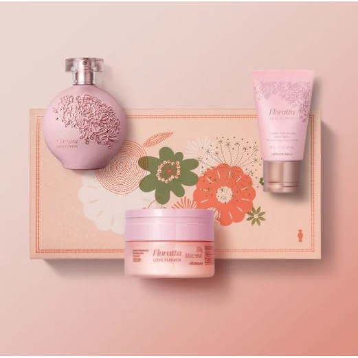 Kit Presente Floratta Love Flower (3 itens) | Shopee Brasil