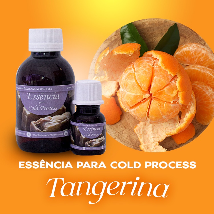 Essência Concentrada Tangerina - Cold (Base Miristato de Isopropila ...