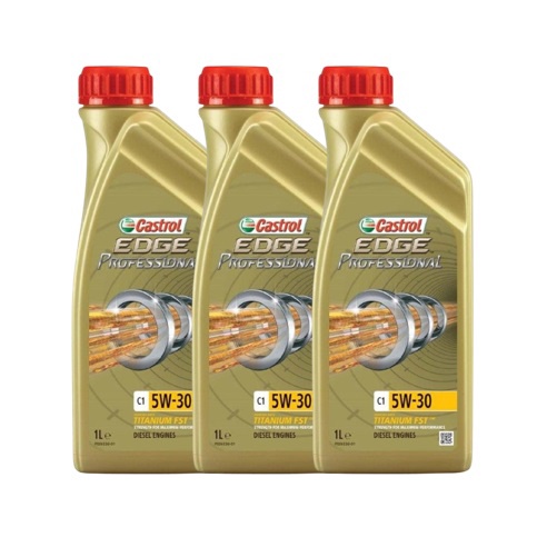 3 Castrol Edge Prof C1 5w30 Motor Diesel Com Dpf 100% Sintético ...