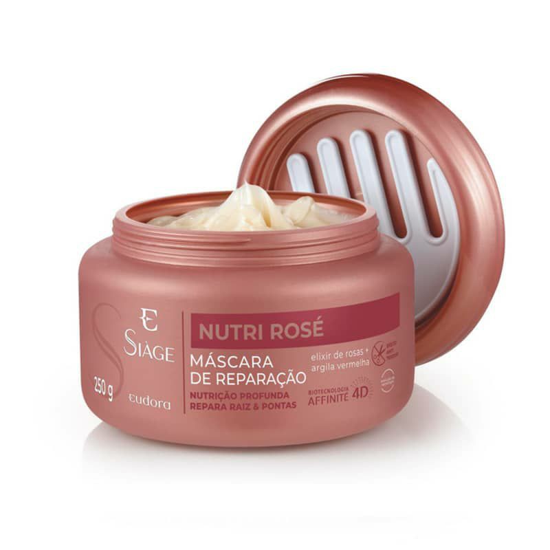 Máscara Eudora Capilar Siàge Nutri Rosé 250g | Shopee Brasil