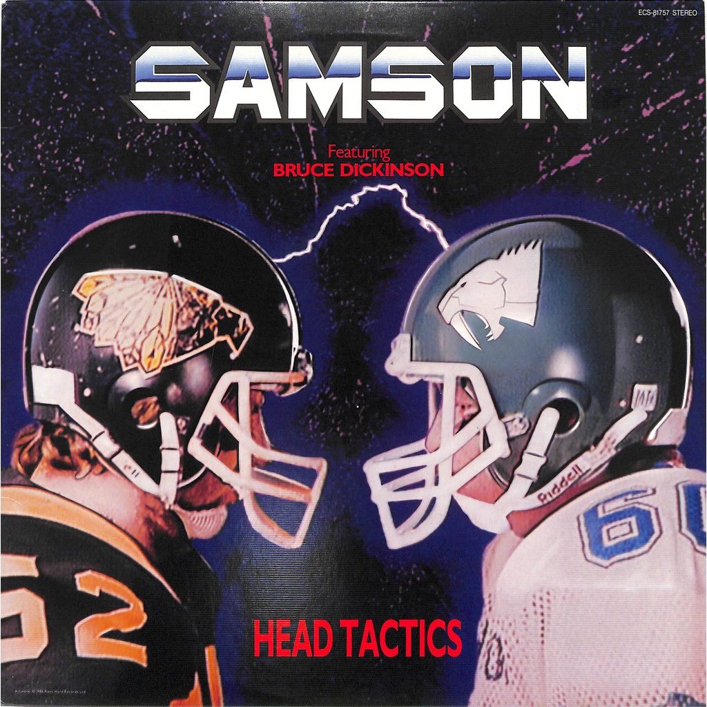 Samson - Head Tactics - Feat Bruce Dickinson - Lp Japonês | Shopee Brasil