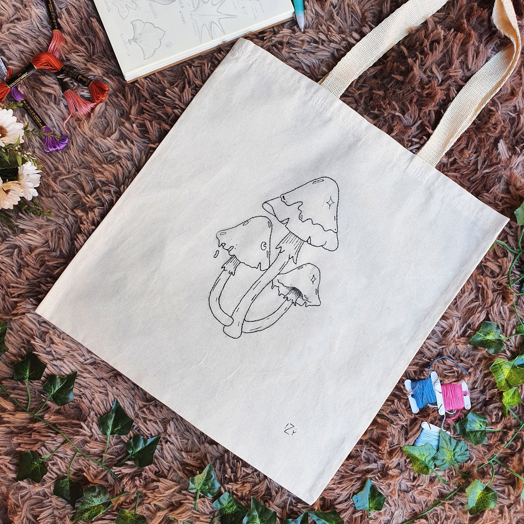 Ecobag Cogumelo | Shopee Brasil