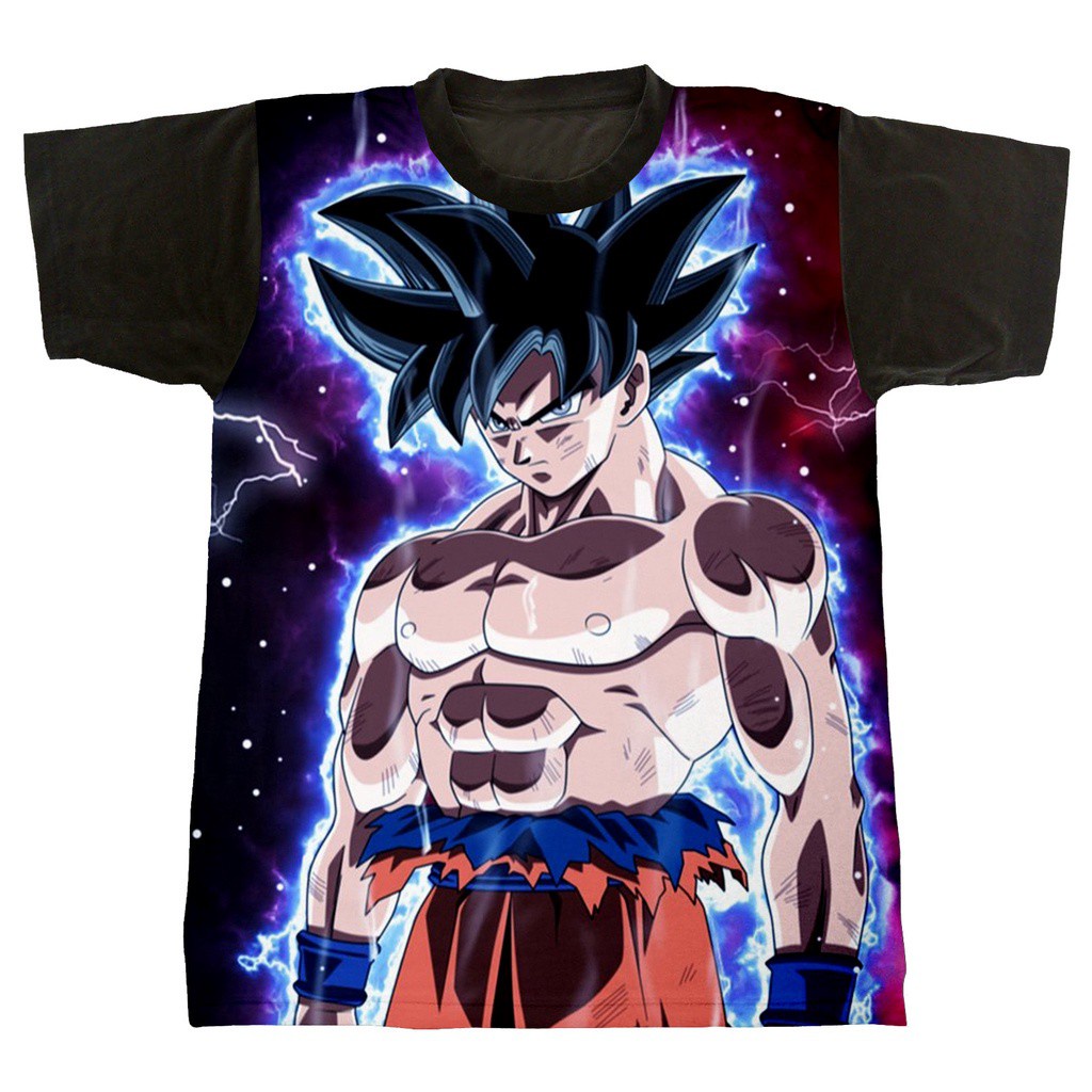 Camiseta - Dragon Ball - Goku - Poder Azul - Raio (168) | Shopee Brasil