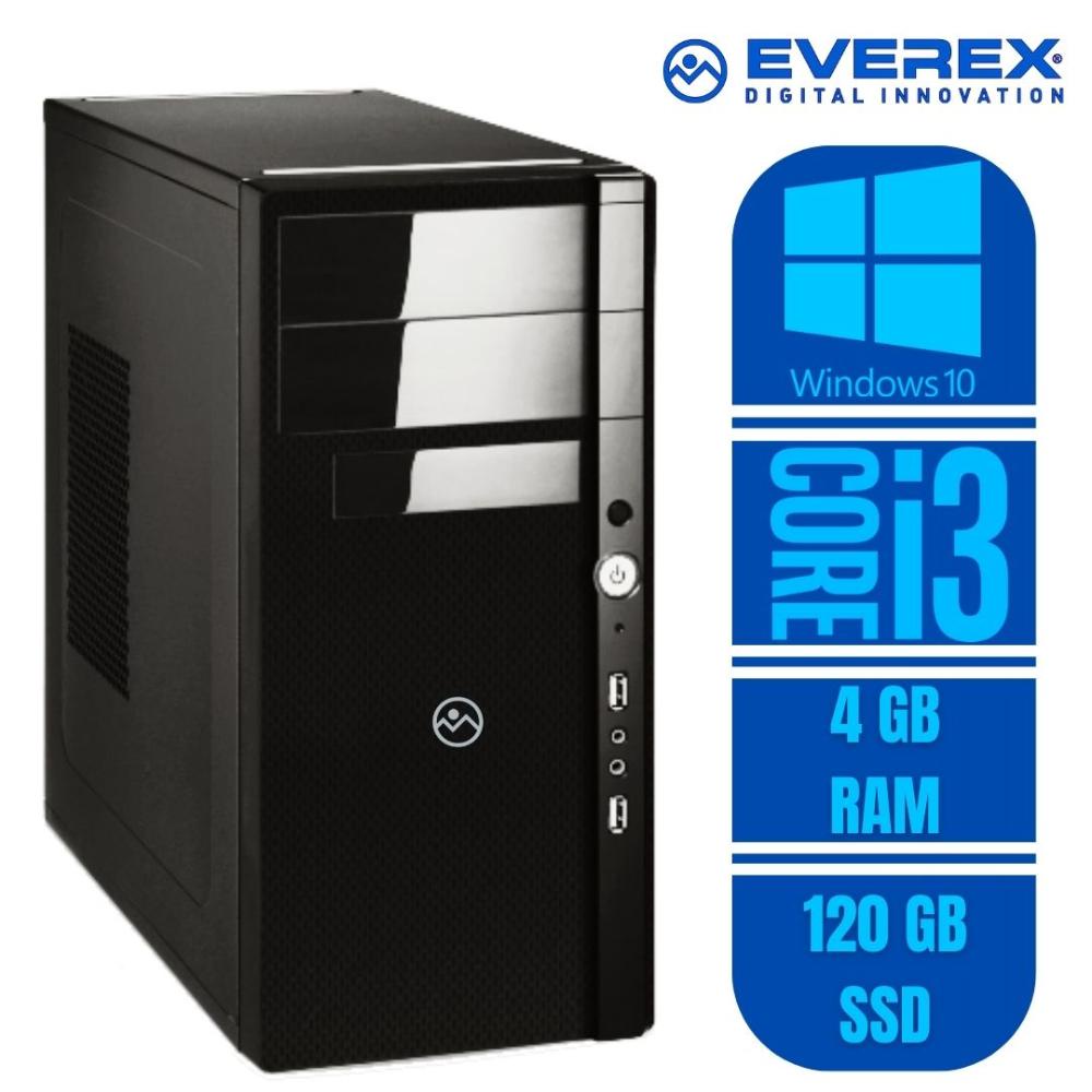 Computador Intel Core i3-330M, 4GB, 120GB SSD e Windows 10 - Everex ...