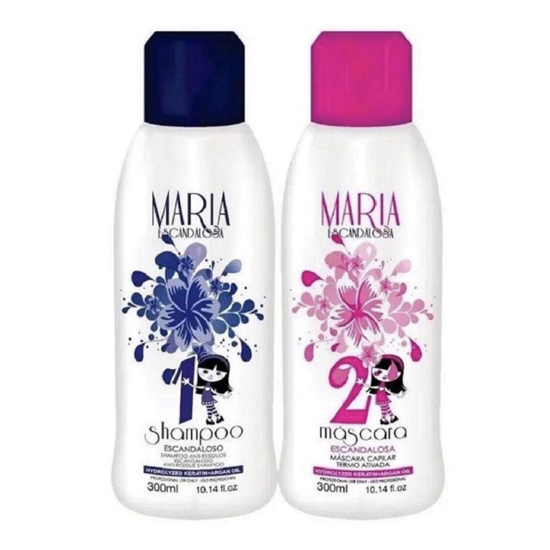 ESCOVA PROGRESSIVA TRADICIONAL 2X300ML - MARIA ESCANDALOSA C/FORMOL ...