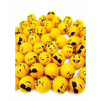 Bolinha Pula Pula 45mm Emoji Emoticon Unidade A Escolha | Shopee Brasil