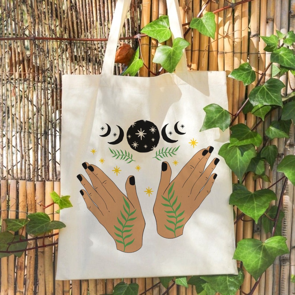 Ecobag Blessed Moon (Lua) | Shopee Brasil