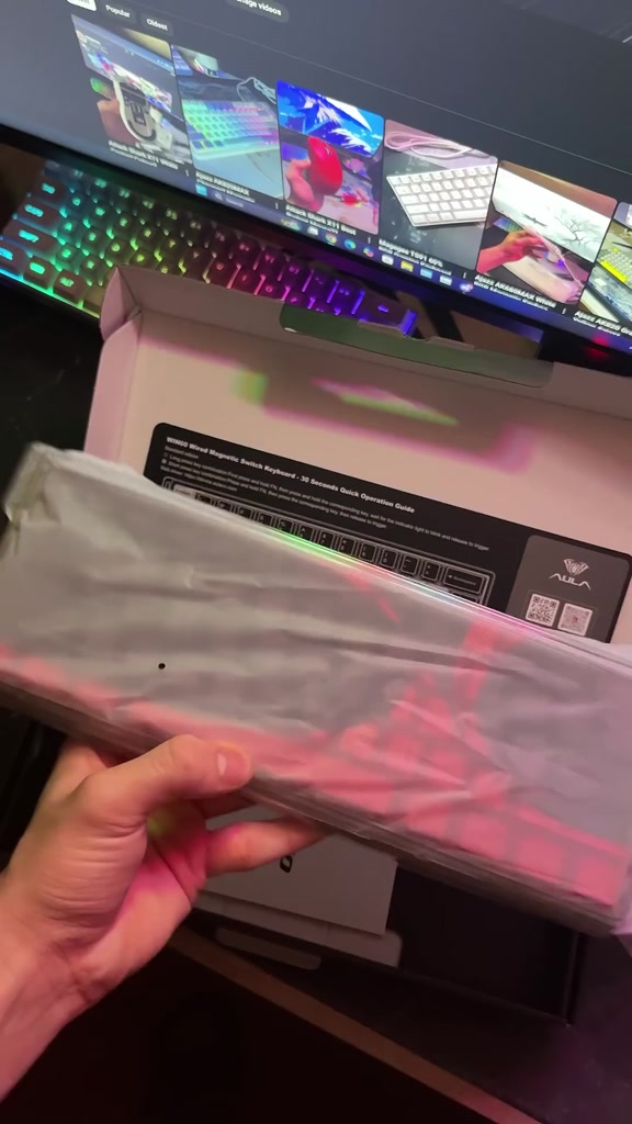 Teclado Magnético Aula Win60he 8k Teclado Rgb 60% Preto | Shopee Brasil