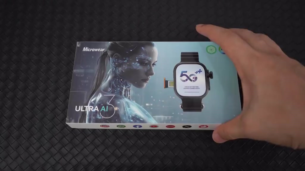 SmartWatch 5G Ultra AI 3 Microwear Relógio Inteligente com Entrada para ...
