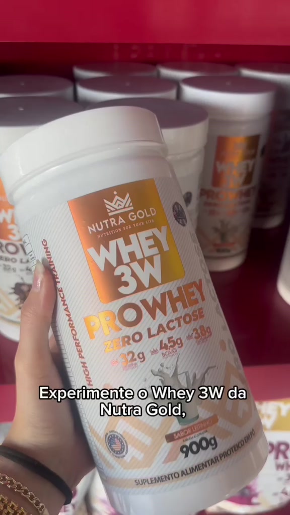 Nutragold Whey Protein 3w 900g Leitinho Zero Lactose Gostoso | Shopee ...