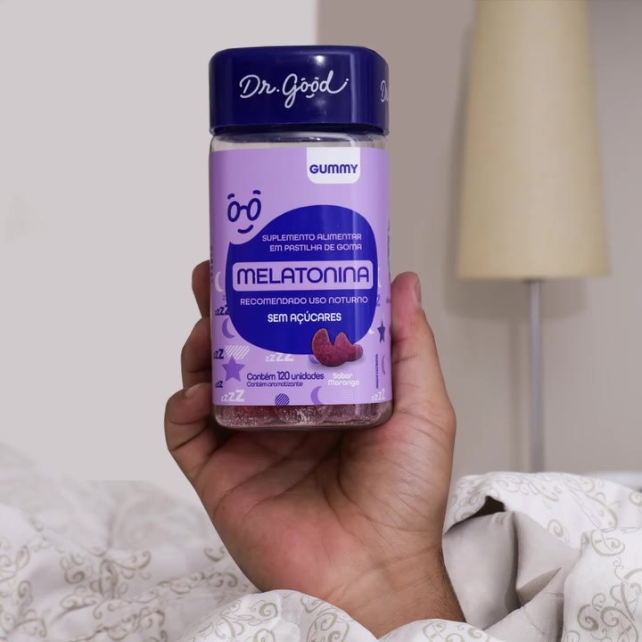 Kit Melatonina em Gummys Sabor Morango Fini Dr.Good - 2 UN - 120 Gummys | Shopee Brasil