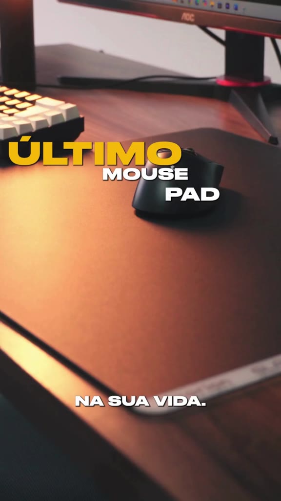Mouse Pad Gamer de Vidro SPEED GLACIER Profissional 49x42 Premium ...