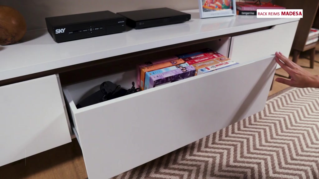 Rack para TV até 75 Polegadas Madesa Reims 2 Portas 1 Gaveta | Shopee ...