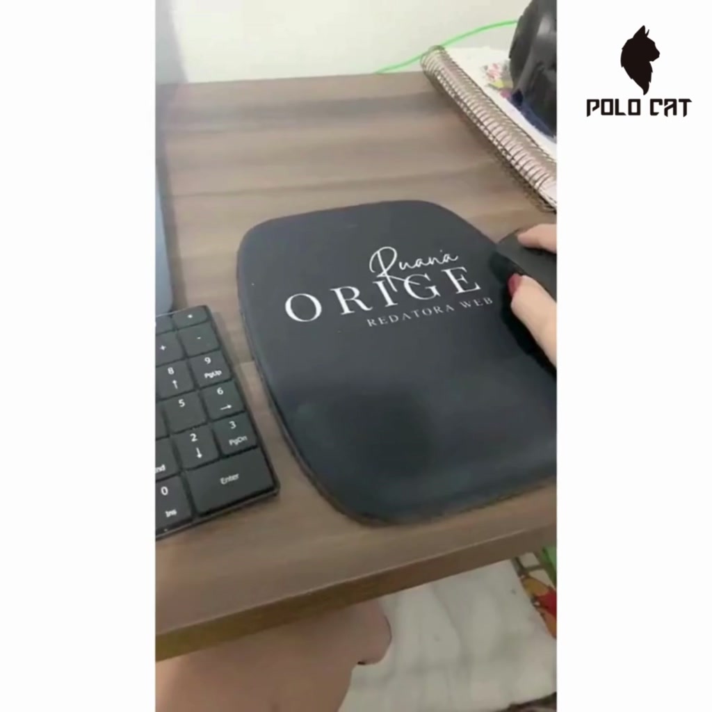 Mouse Pad Ergonomico Retangular Sua Estampa Aqui Personalizado Gota ou ...