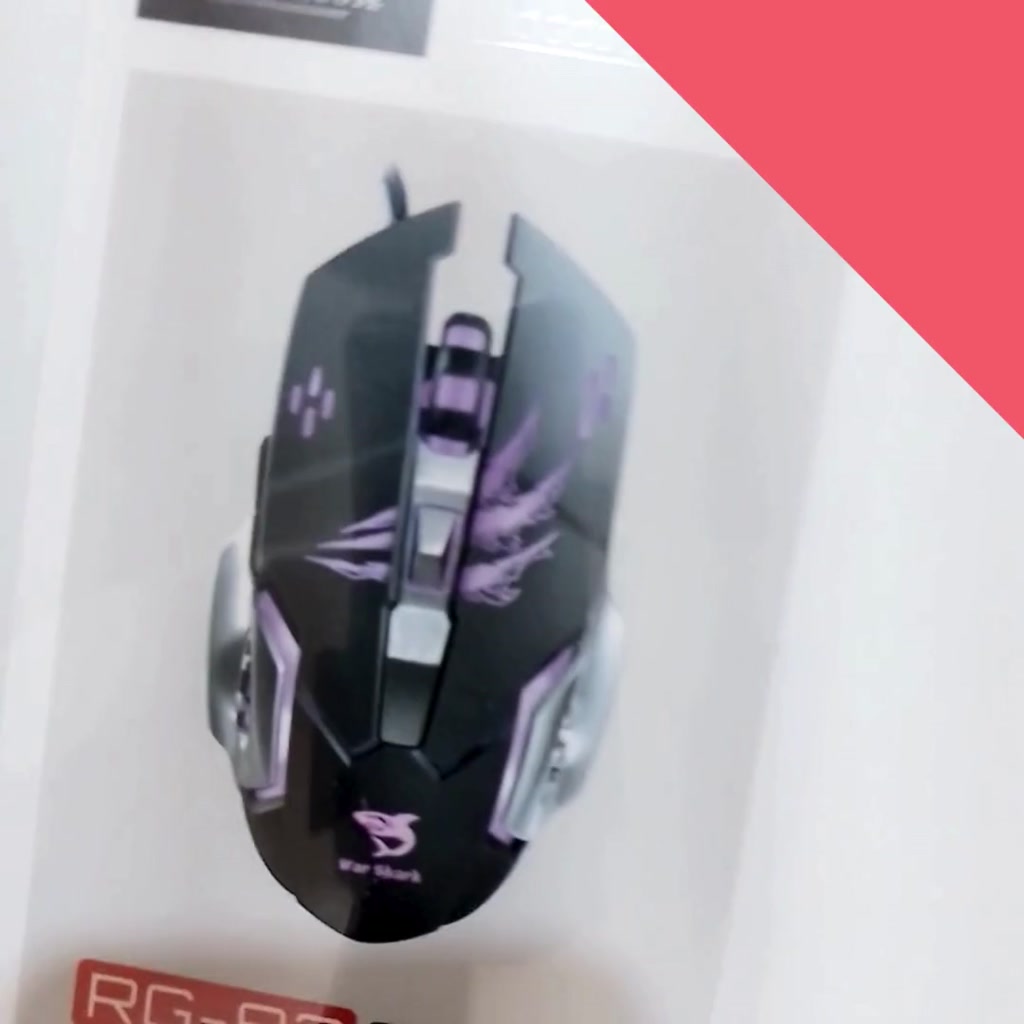Mouse Gamer War Shark RG-82 C/ 3200 DPI / Chips de Jogos de Alta ...