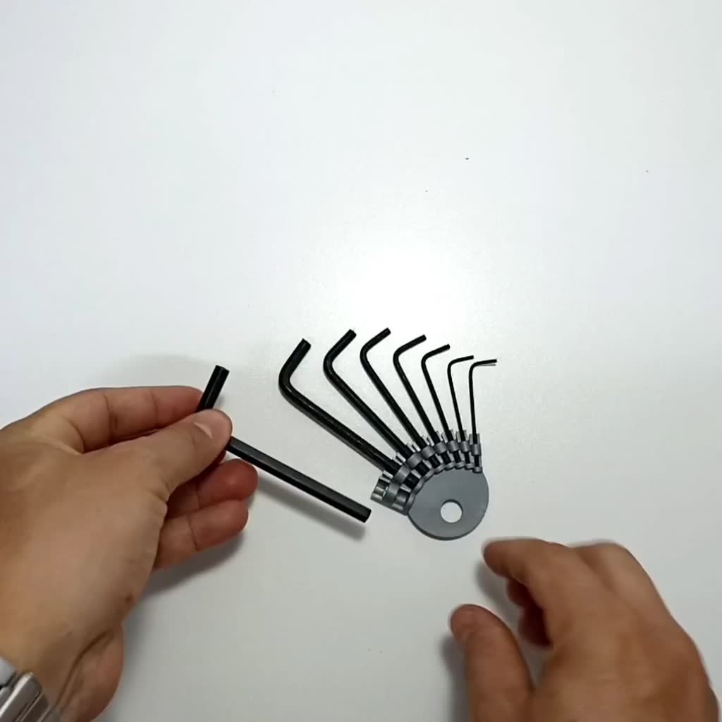 Chave Allen Jogo Chaves 1,5 - 2 - 2,5 - 3 - 3,5 - 4 - 5 - 6mm Kit ...