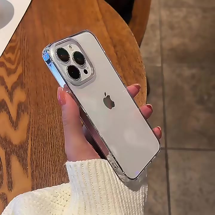 Capa Capinha Space Acrílico Transparente Anti Impacto Para iPhone 7 8 Plus SE 2020 XR 11 12 13 ...