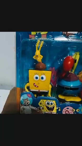 Bonecos Bob Esponja Patrick Sandy Seu Sirigueijo Miniatura Colecionavel ...