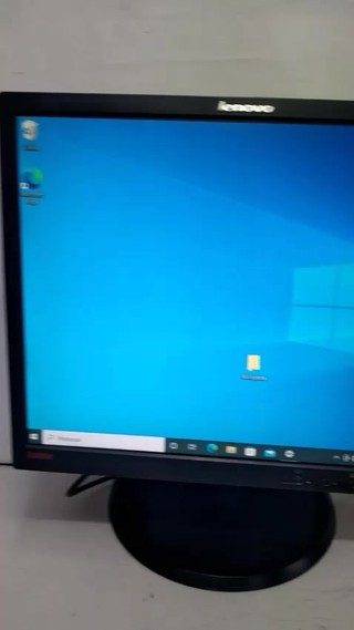 Monitor Lenovo ThinkVision L1900 Quadrado Risco Na Tela 19" Polegadas ...