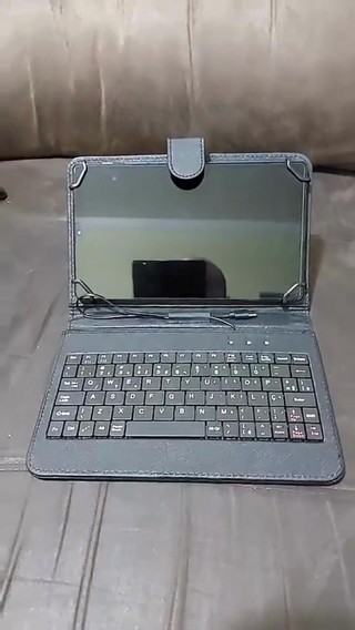 Capa com Teclado Usb Tipo C Para Tablet Multilaser M8 Nb358 8'' Preto ...