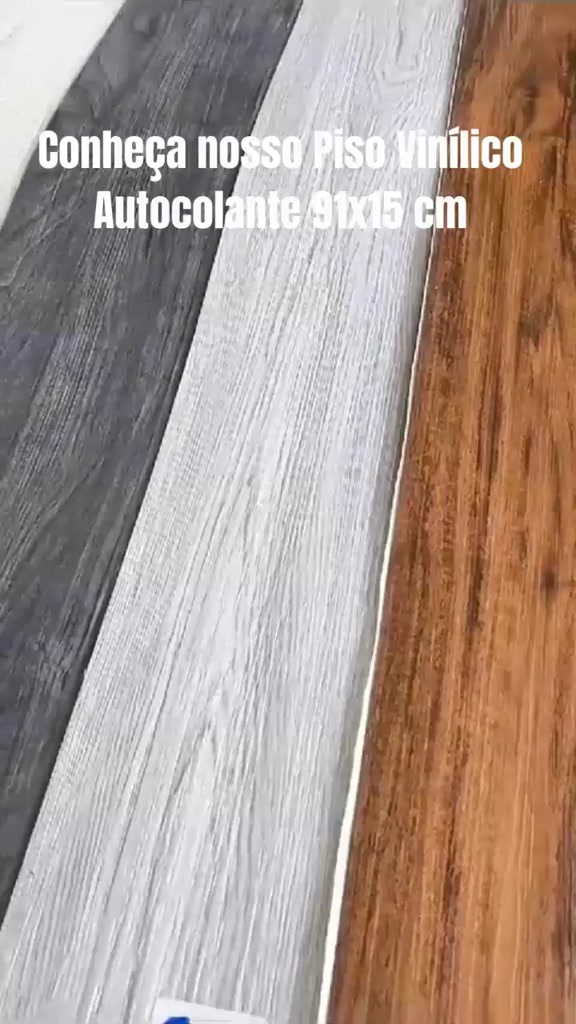 43 Pisos Vinílicos Auto Colante Madeira Lavável Antiderrapante Moderno ...